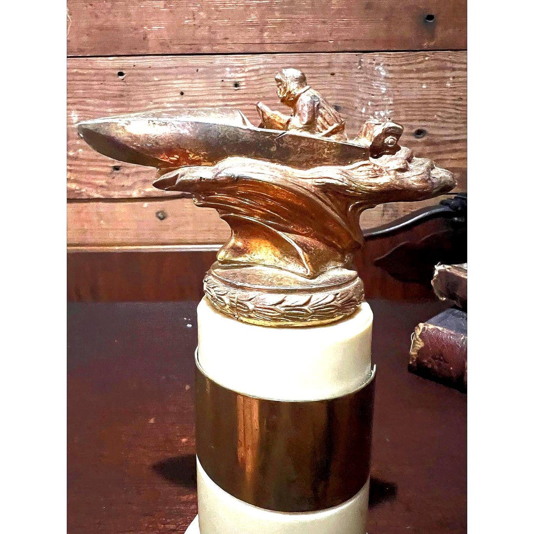 Antique Speedboat Racing Trophy (rare) - Etsy