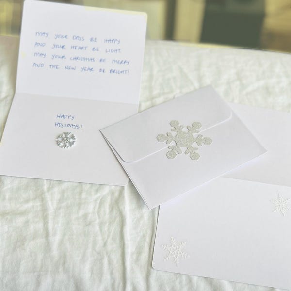 Handwritten Christmas Cards - Etsy