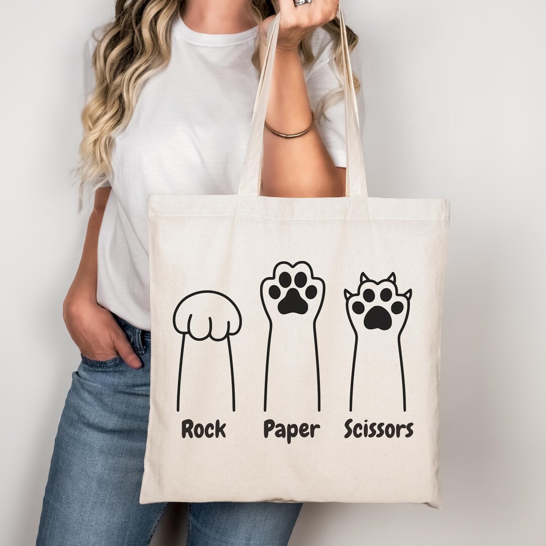 Funny Cat Paw Bag for Cat Lover Gift for Cat Mom Pet Lover Funny ...