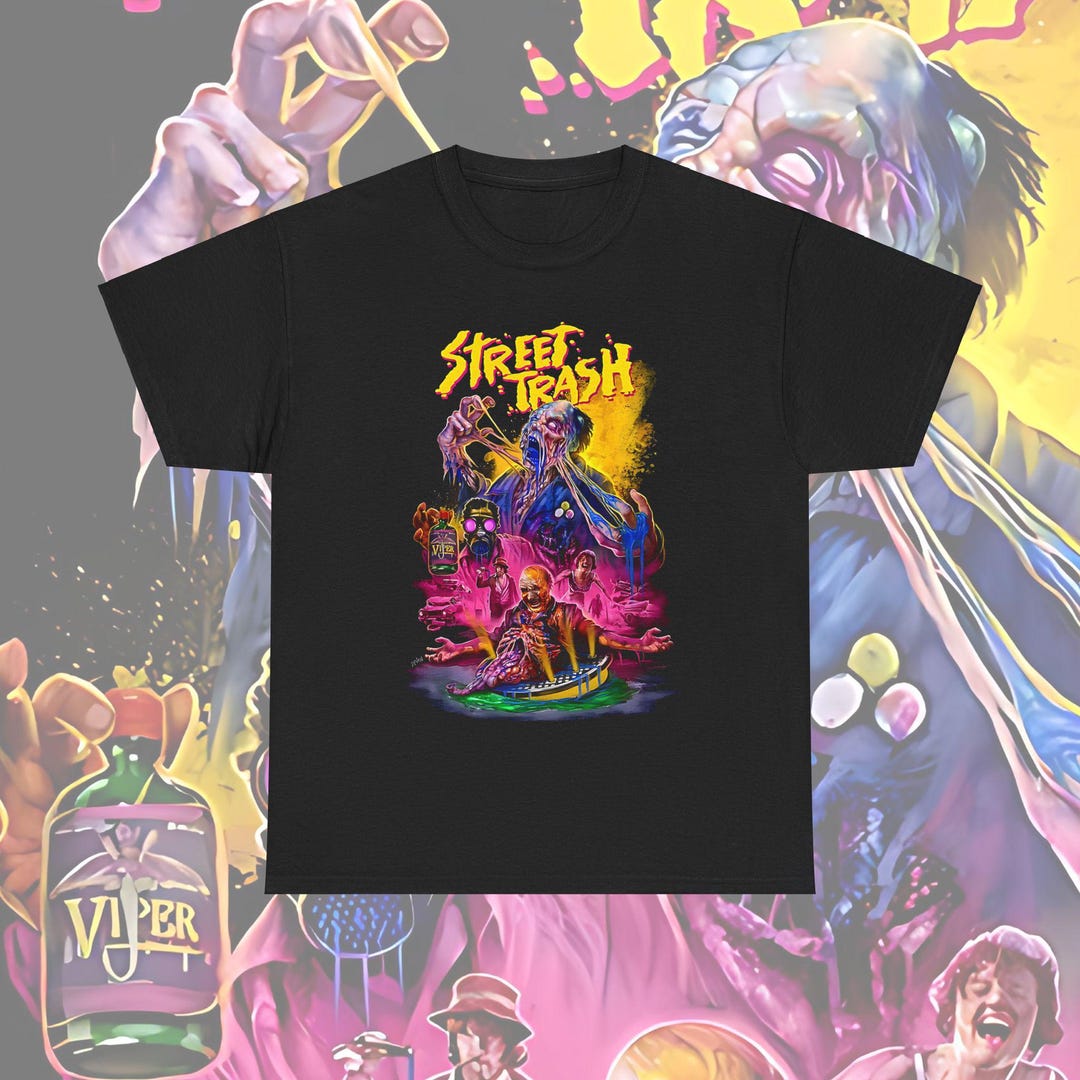 Street Trash Horror Movie T-shirt, Vintage Retro Graphic Tee, Unisex ...