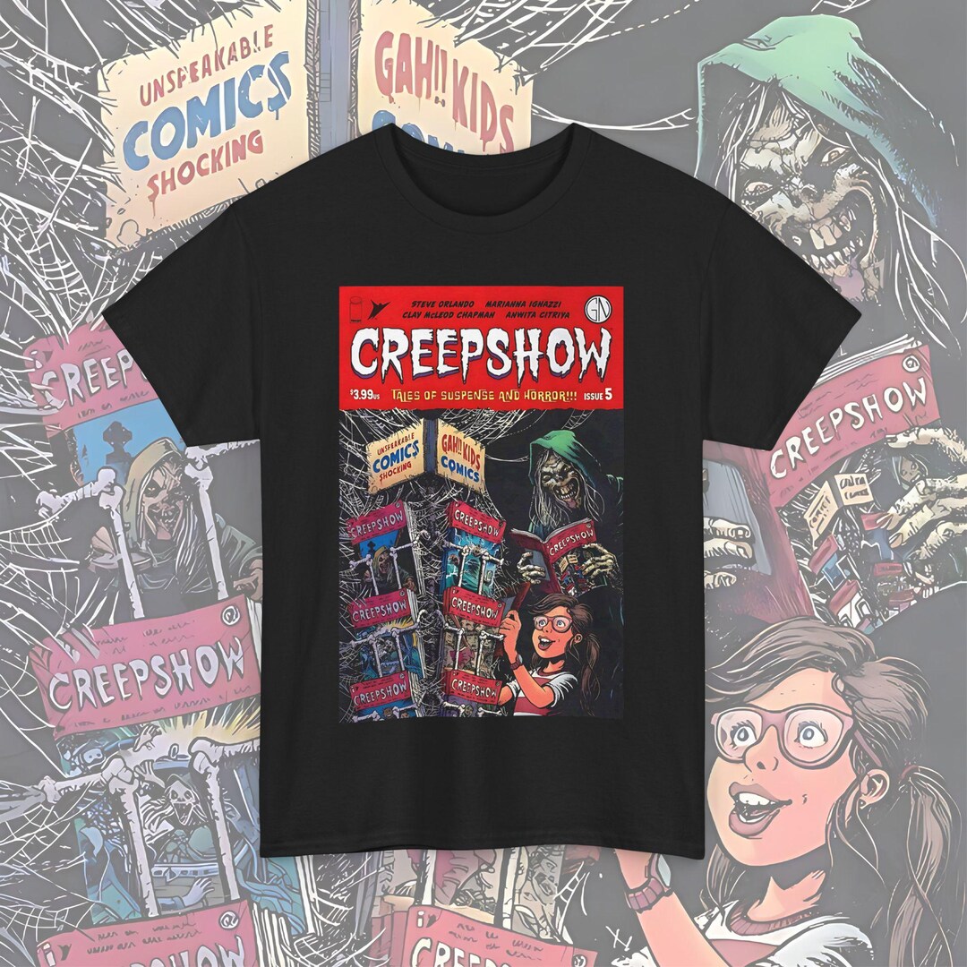 Creepshow Comic Tee, Vintage Horror T-shirt, Unisex Graphic Tee ...