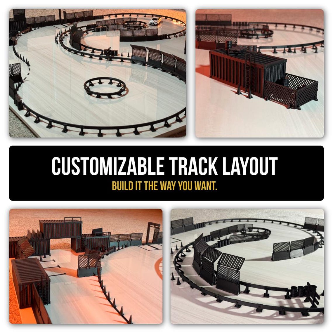 RC Track Builder - Complete STL File Kit for Drift & Race Drive Styles ...