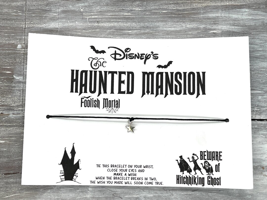 Disney the Haunted Mansion Wish Bracelet-fish Extender Gift-disney ...