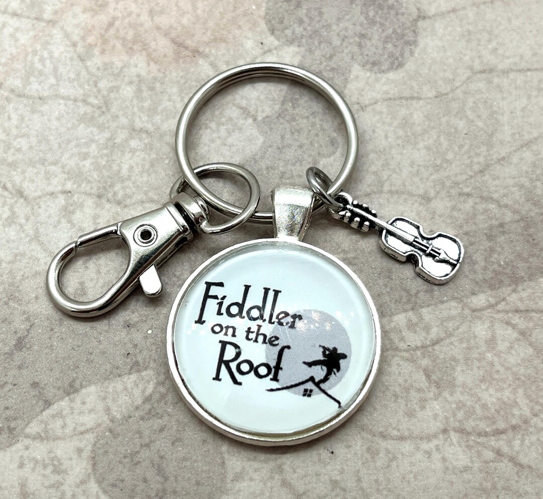 Broadway Musical Fiddle on the Roof Keychain-opening Night Gift-cast ...