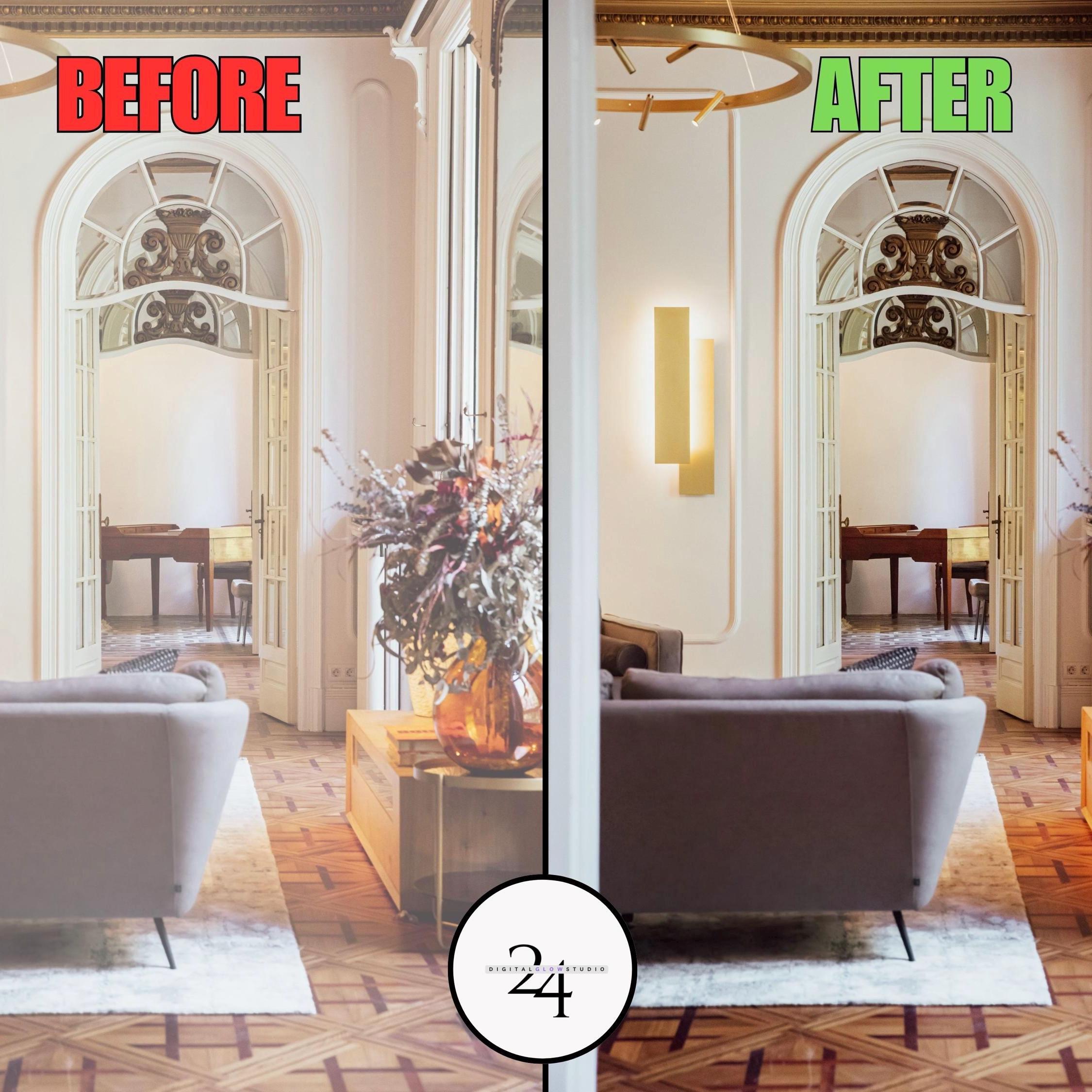 7+7 Interior Design Preset for Lightroom | Mobile & Desktop | Preset ...