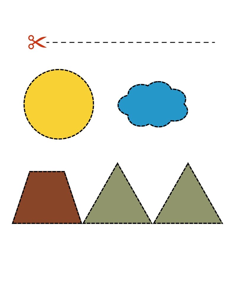 Cut and Paste Activities, Printable Kids Activity, Preschool Worksheets ...