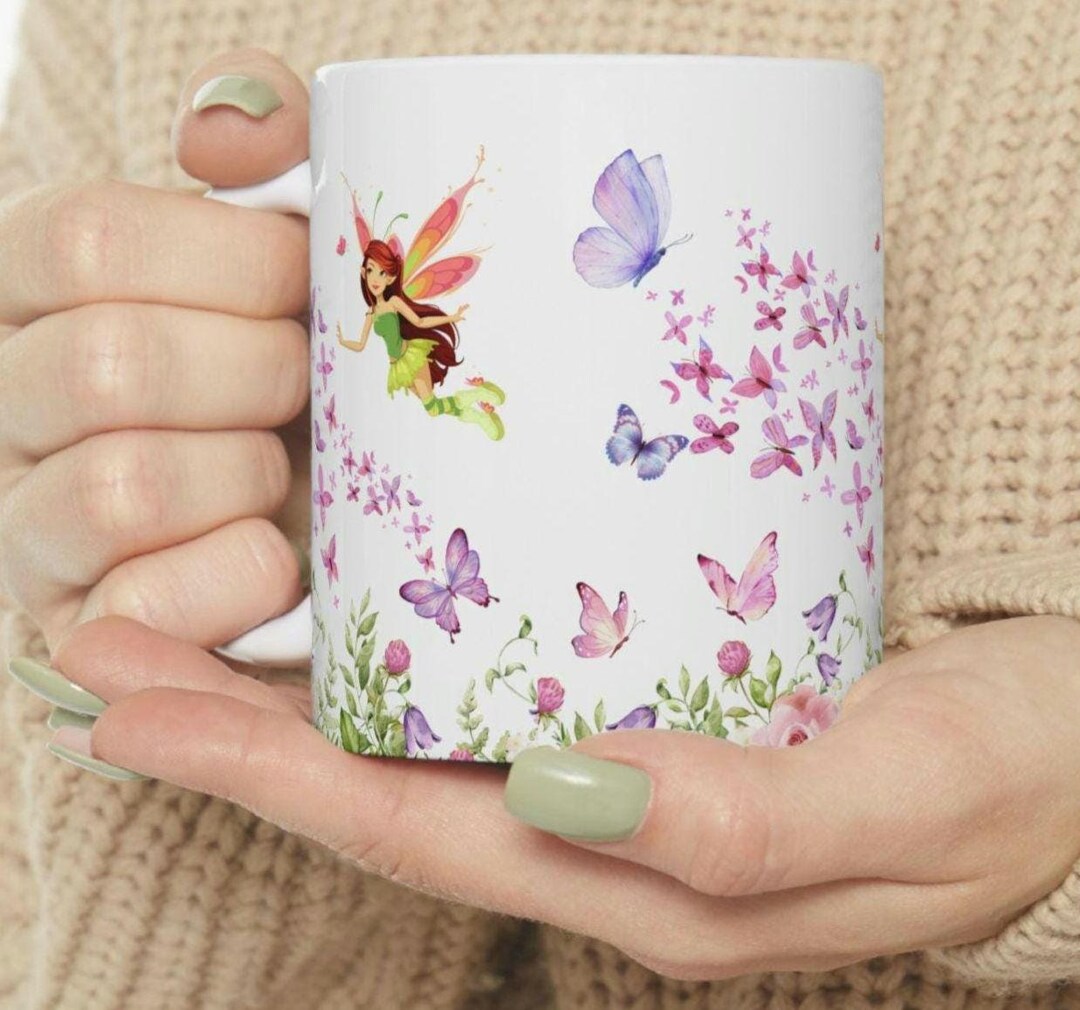 Fairy Mug, Enchanted Forest Coffee Cup, Magical Tea Mug, Pixie ...