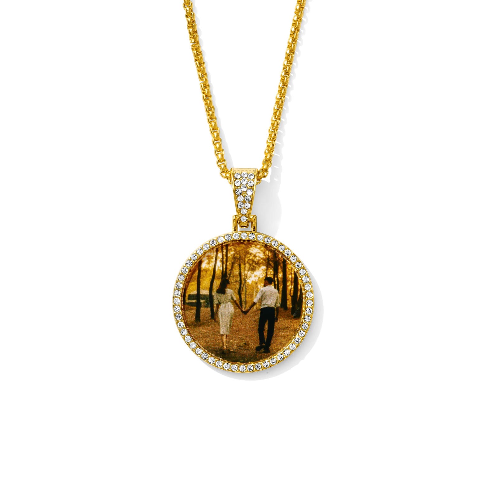 Personalized Photo Necklace, Custom Picture Necklace, Photo Necklace ...