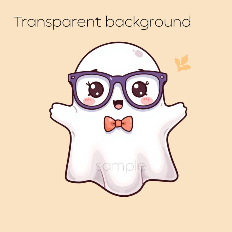 Cute Halloween Ghost Clipart PNG, Non-scary Cute Ghost, Halloween ...