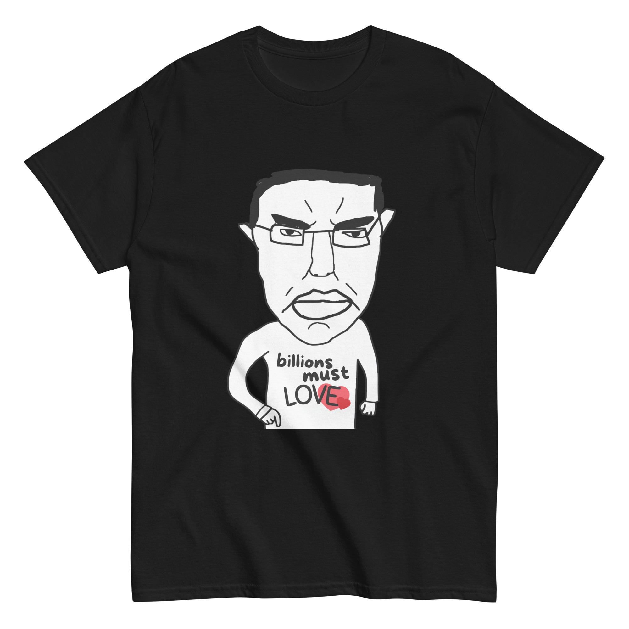 Funny Chudjak Meme T-shirt: Billions Must Love Graphic Tee - Etsy