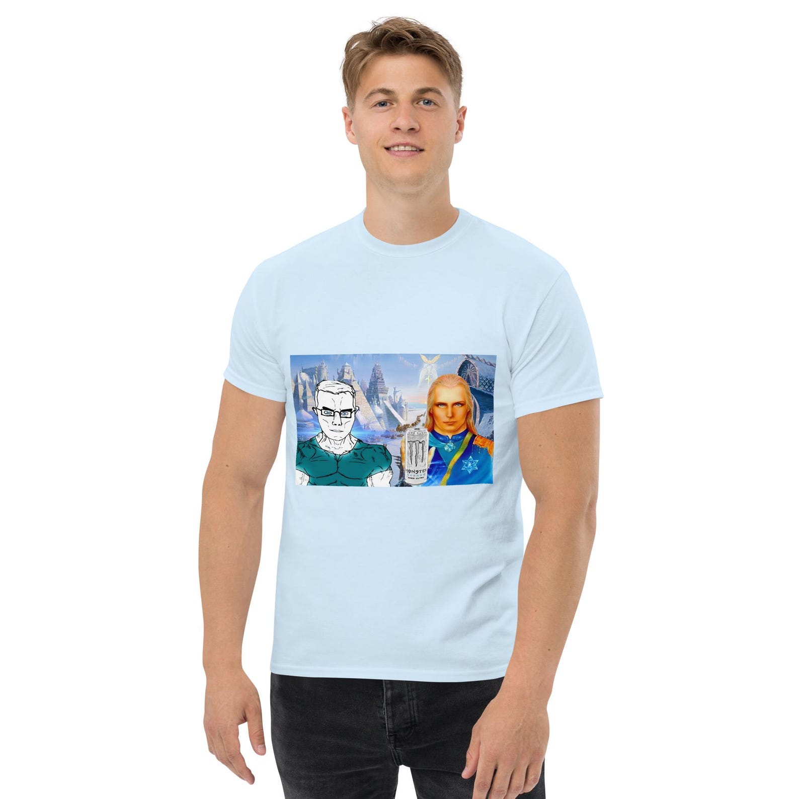 Agartha Chud Meme T-shirt, Funny Hyperborea Chudjak Unisex Graphic ...