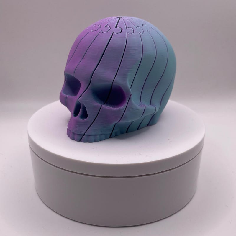 3d Printed Fidget Skull - Etsy