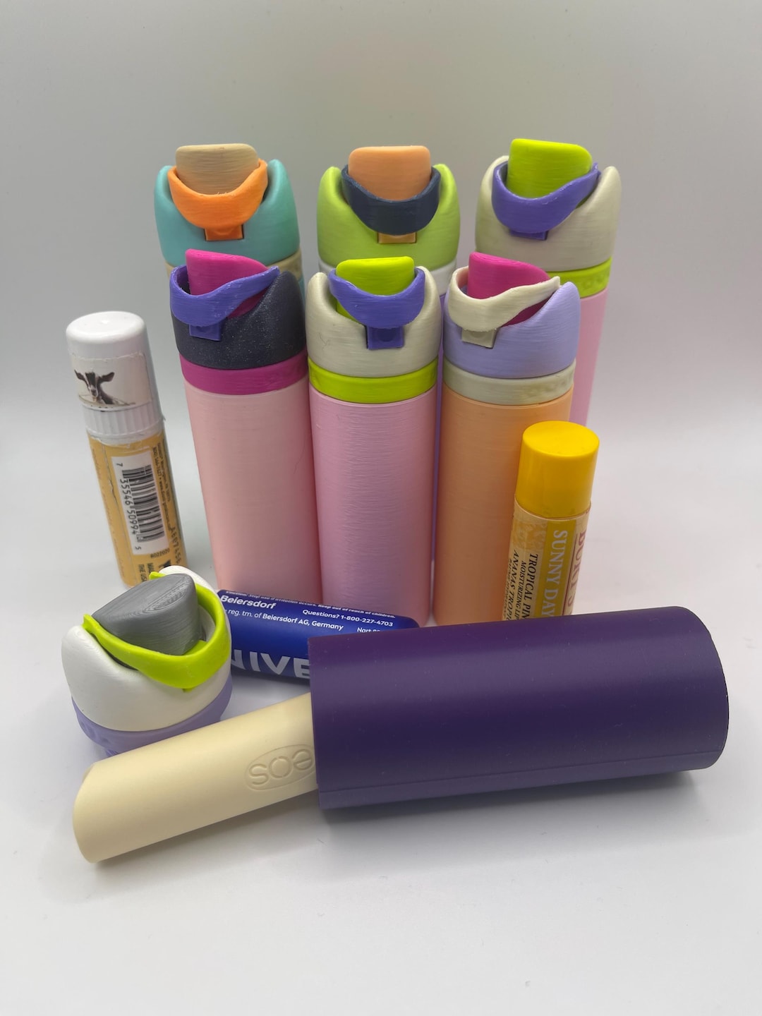 CUSTOM ORDER Owala Mini or CHUNKY Chapstick Holder Keychains - Etsy