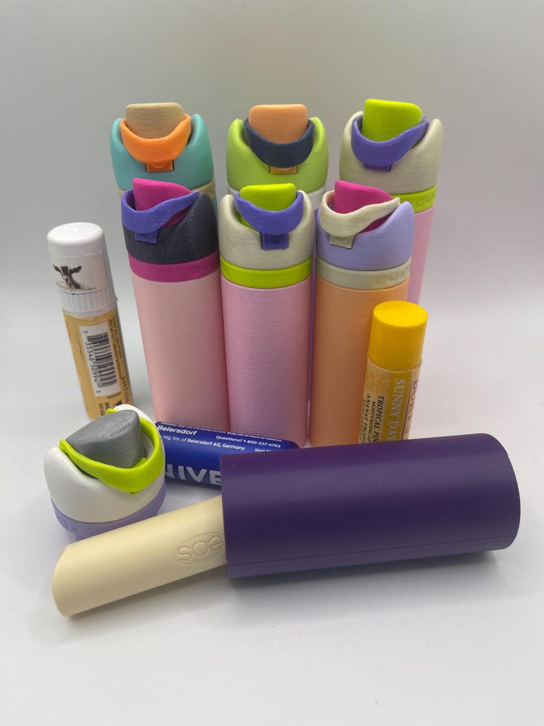 CUSTOM ORDER Owala Mini or CHUNKY Chapstick Holder Keychains - Etsy