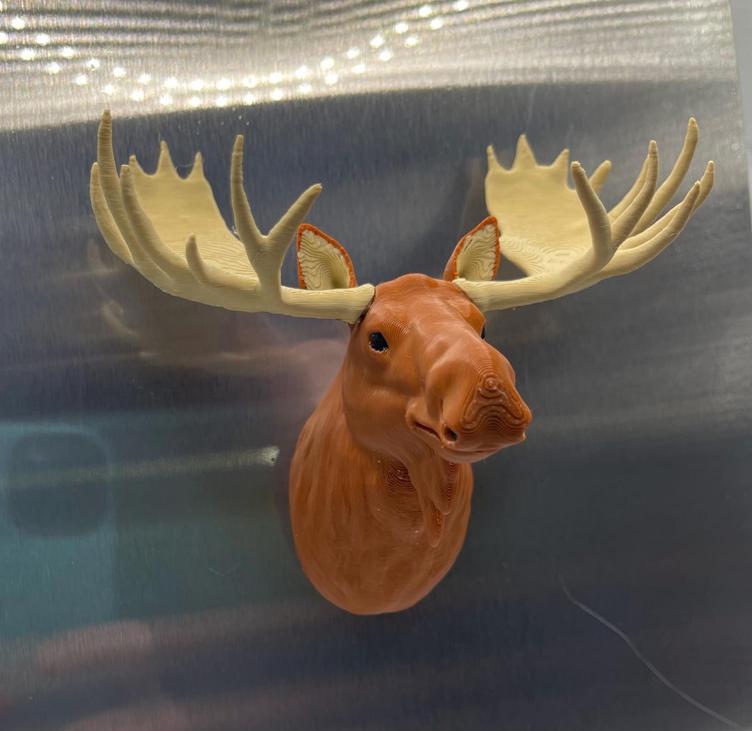 3D Printed Moose Magnet - Etsy