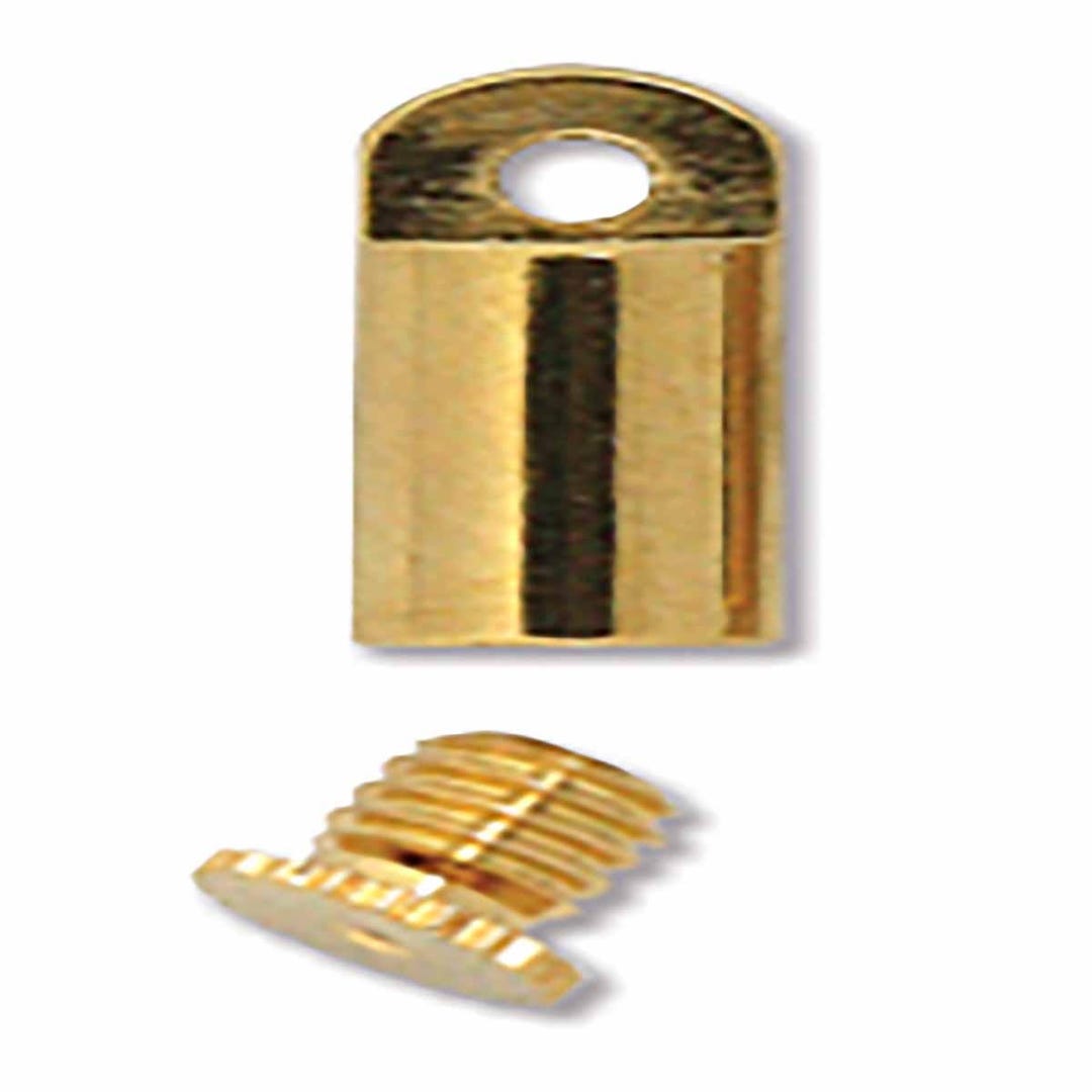 Bead Bandit, 36 Gold Plated Beadsmith 4x8mm Bead Bandits End Caps to ...