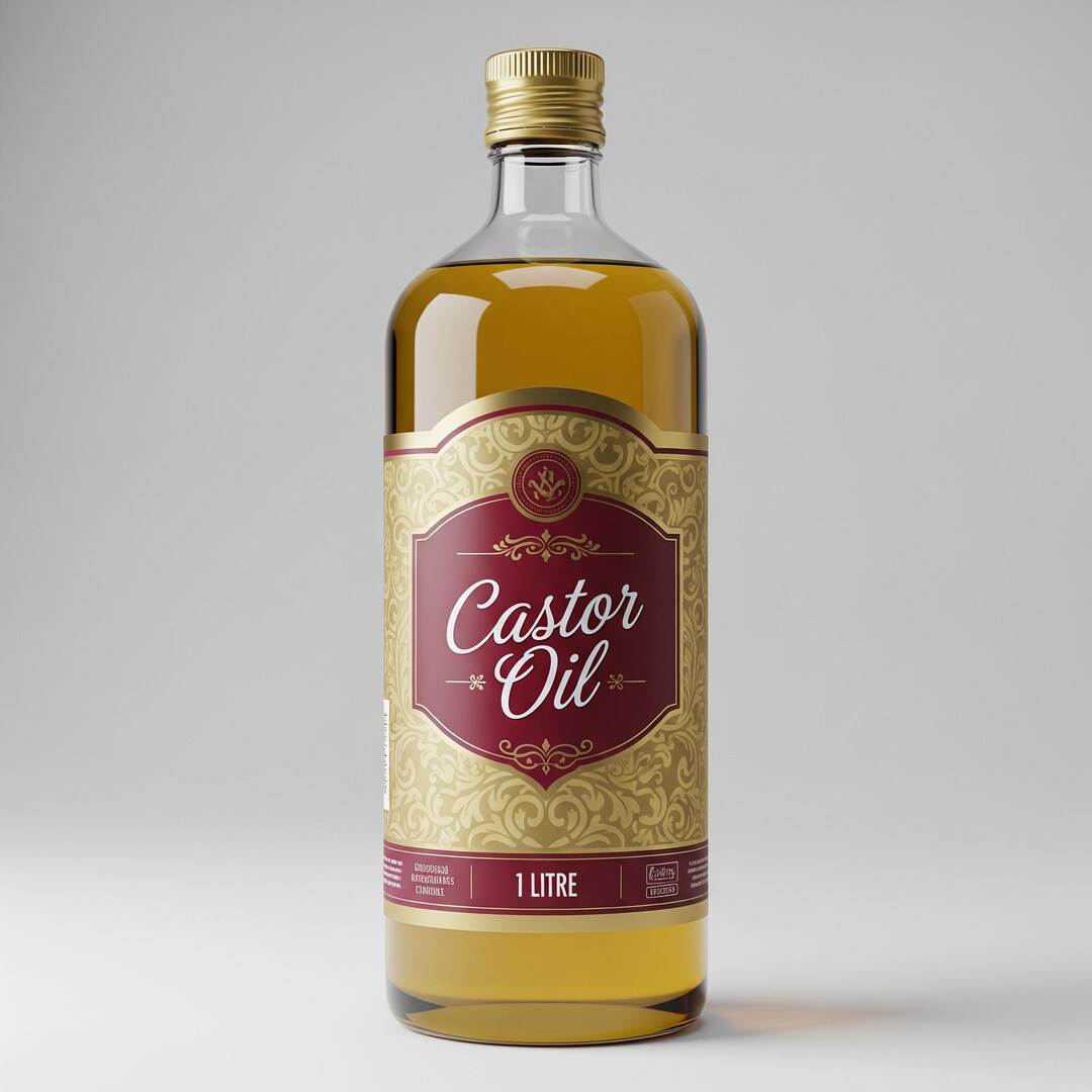 Castor Oil Cold Pressed 1 Liter (33.84 Fl Oz) - Etsy