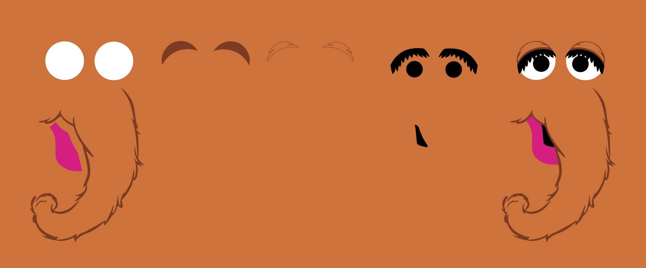 Puppet Show Face SVG - Puppet Show Character Face SVG - Puppet Show ...