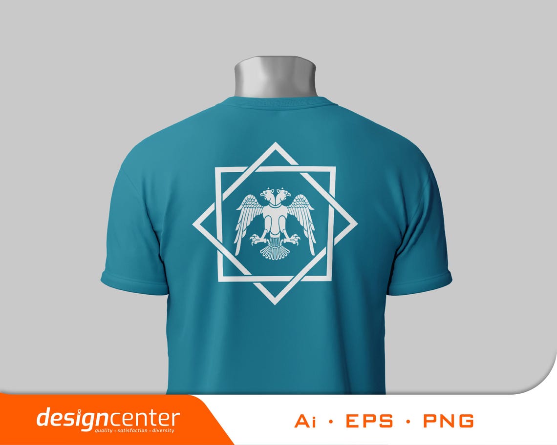 Seljuk Empire Eagle Logo: Historical Crest Vector Art (digital Download ...