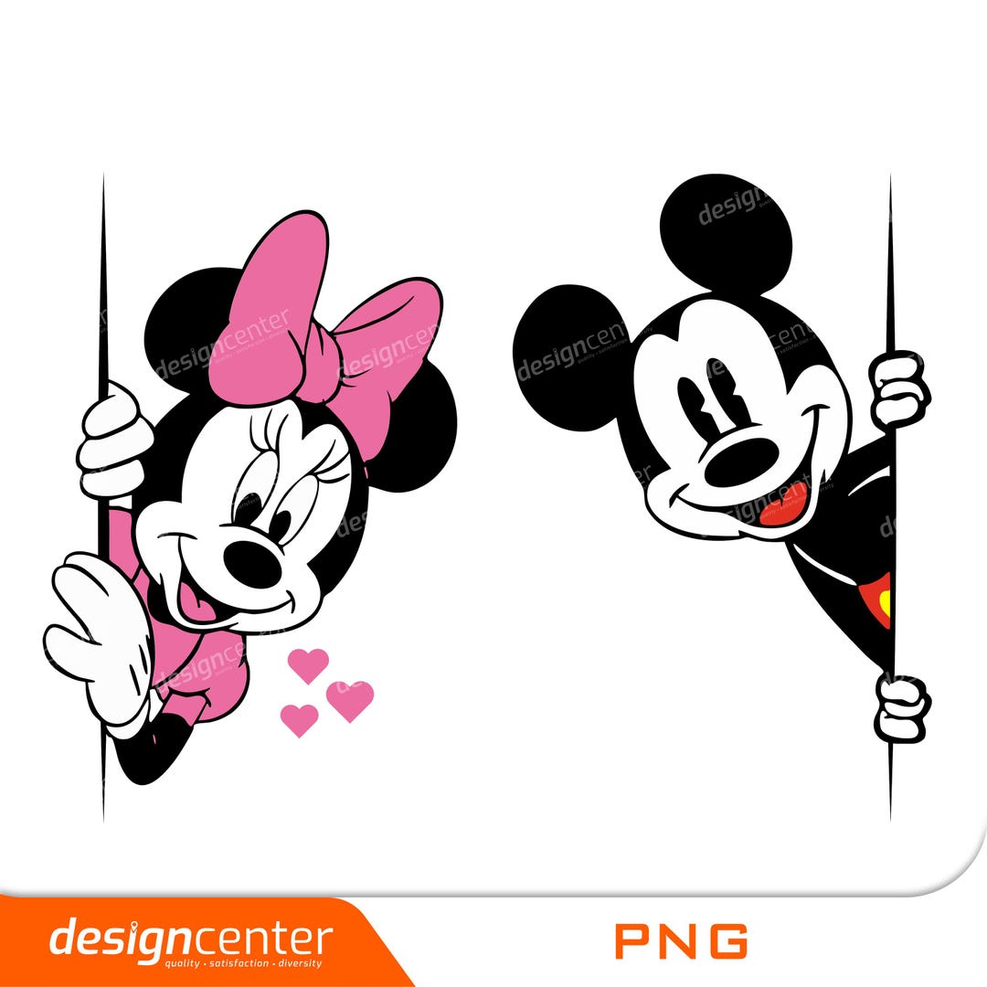 Romantic Cartoon Characters Gift for Valentine's Day! PNG Digital ...