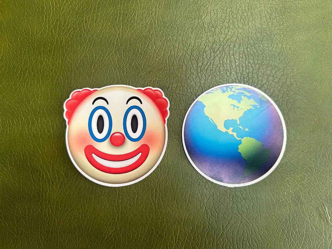 Clown World Meme Stickers (sold in Duos) - Etsy