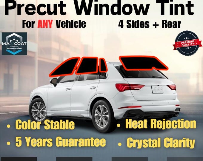Precut Ceramic Window Tint Kit Customized for Any Make and Model ...