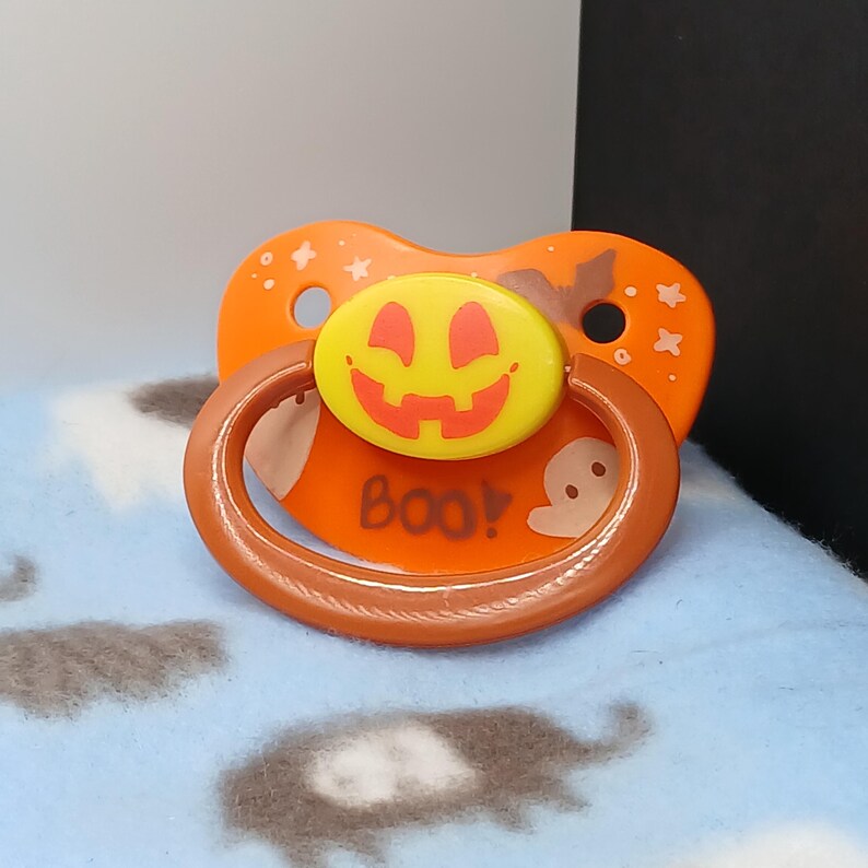 Hand Painted Adult Pacifier - Boo - ABDL Pacifier for Little Space and ...