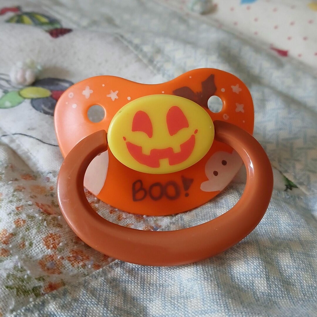 Hand Painted Adult Pacifier - Boo - ABDL Pacifier for Little Space and ...