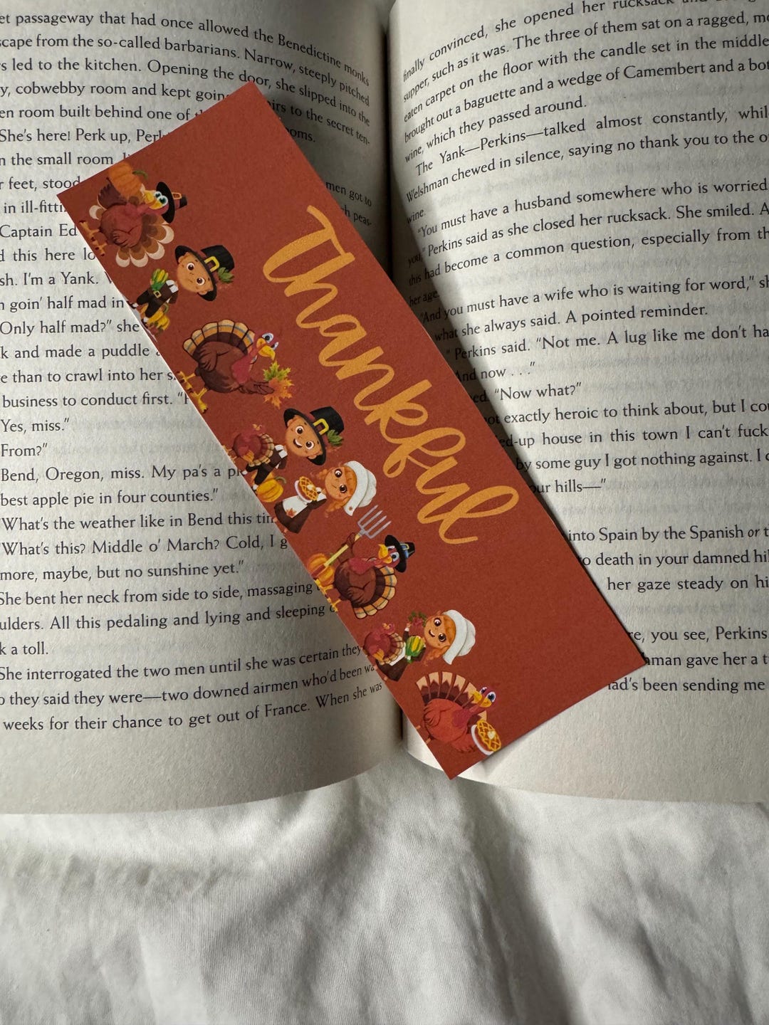 Thanksgiving Bookmark, Fall Bookmark, Bookmarks, Thanksgiving, Holiday ...