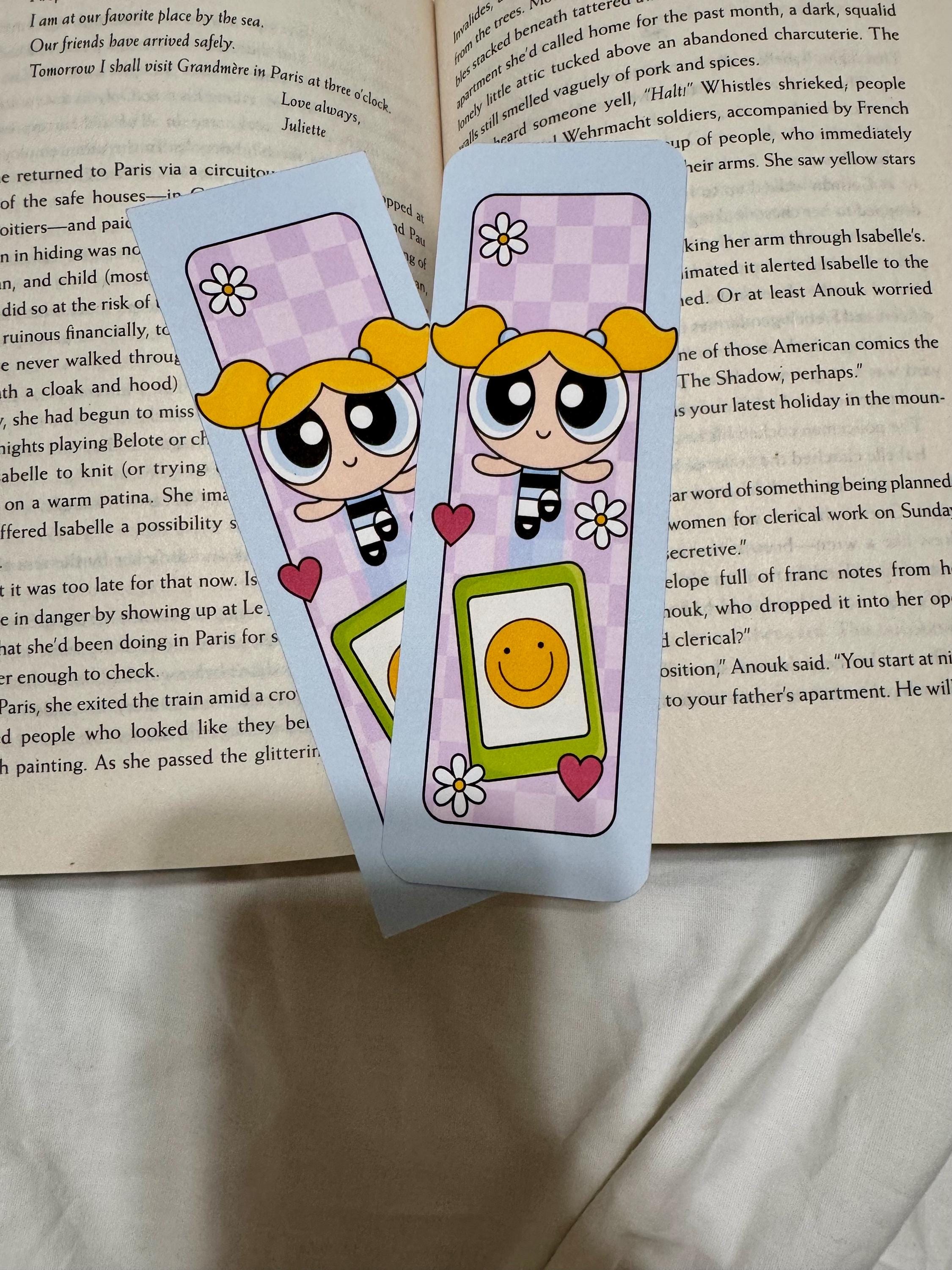 Powerpuff Girls Bookmarks: 90s Cartoon, Handmade - Etsy
