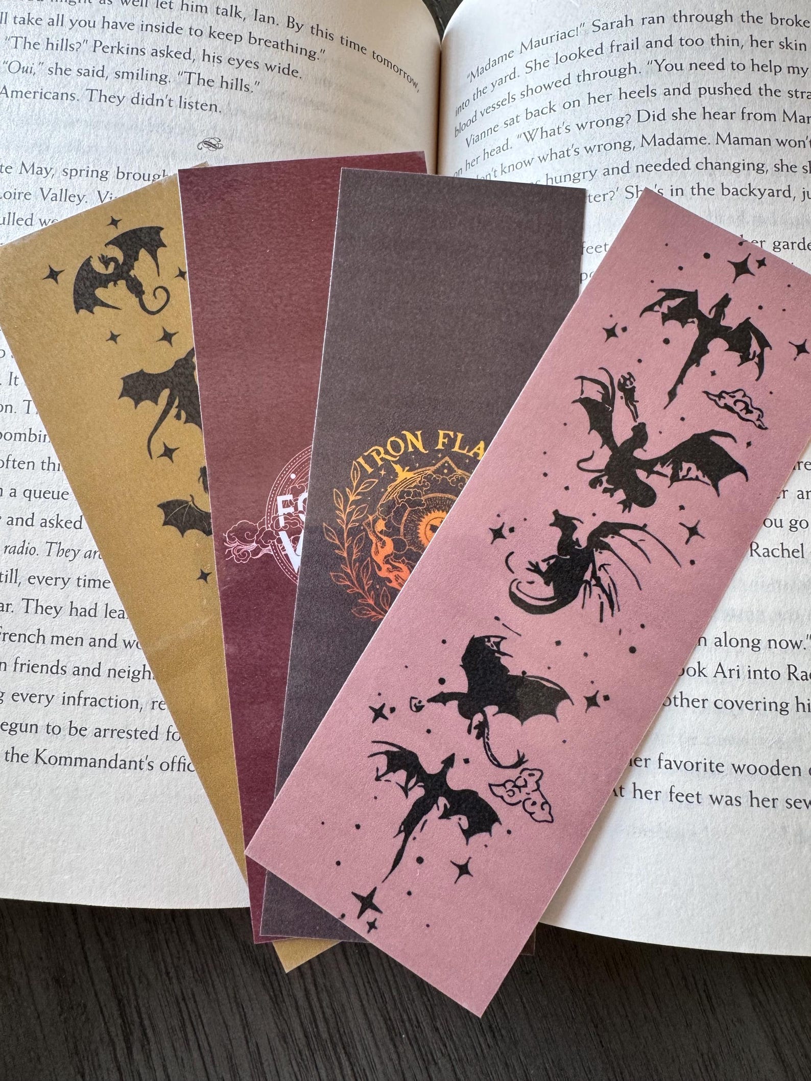 Fourth Wing Bookmarks, Iron Flame Bookmarks, Fourth Wing, Iron Flame ...