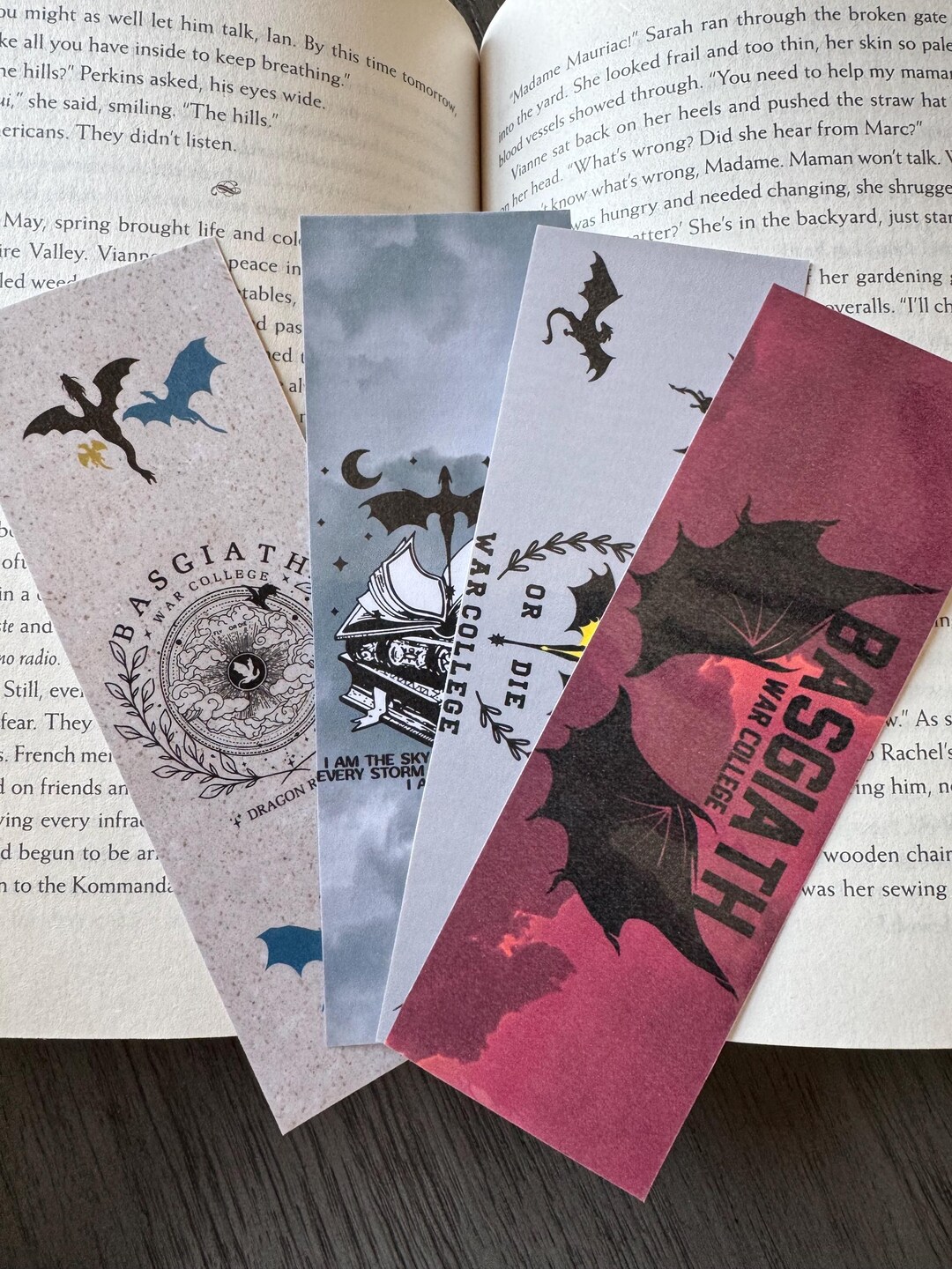 Fourth Wing Bookmarks, Iron Flame Bookmarks, Fourth Wing, Iron Flame ...
