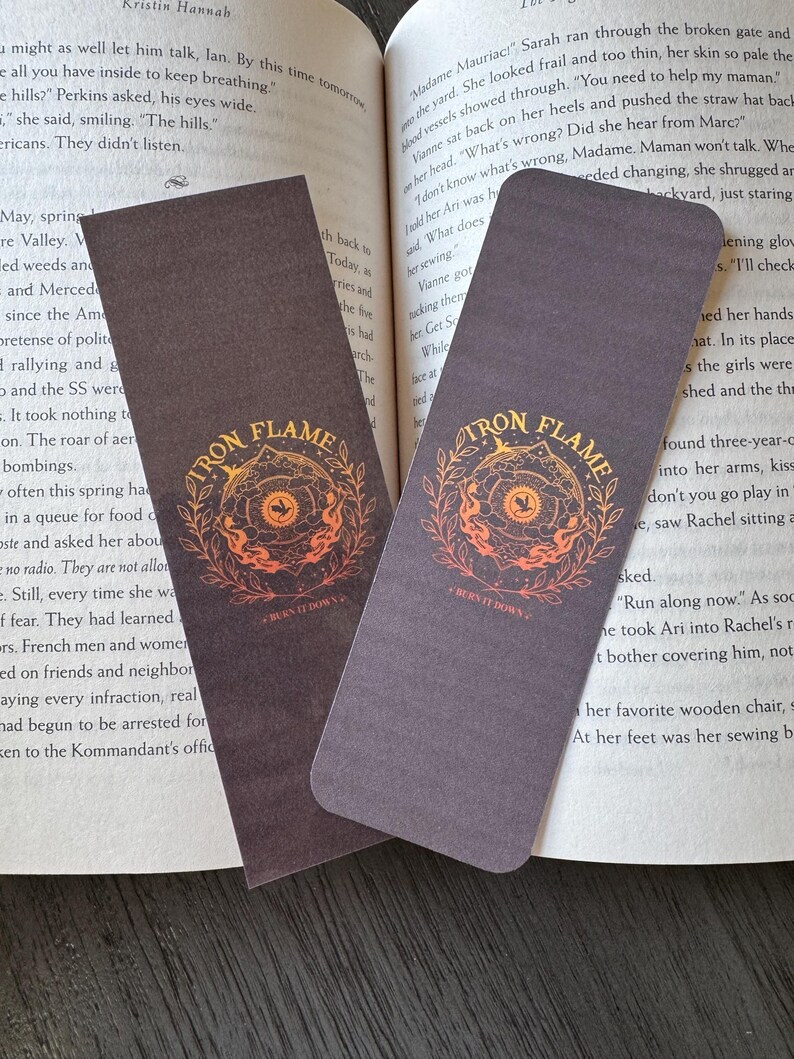 Fourth Wing Bookmarks, Iron Flame Bookmarks, Fourth Wing, Iron Flame ...