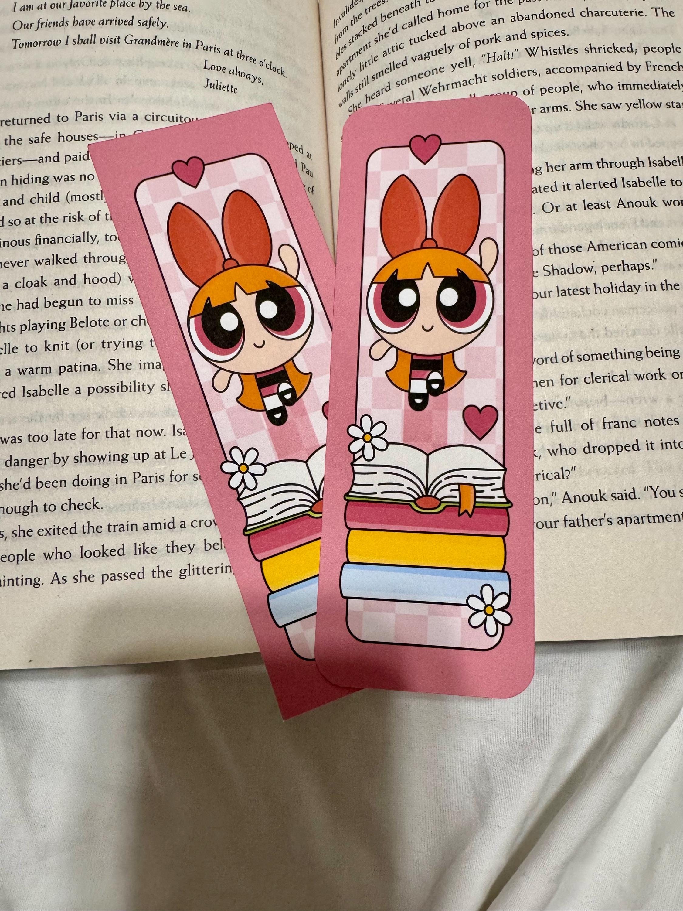 Powerpuff Girls Bookmarks: 90s Cartoon, Handmade - Etsy