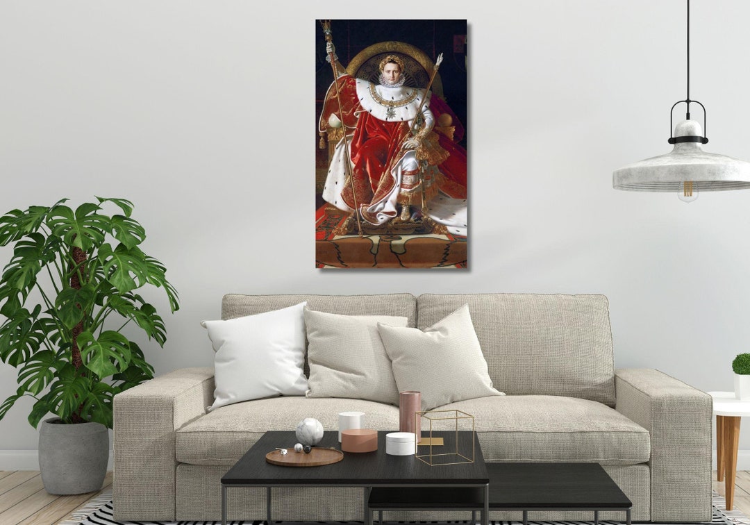 Jacques Louis David: French Revolution Napoleon Bonaparte Canvas ...