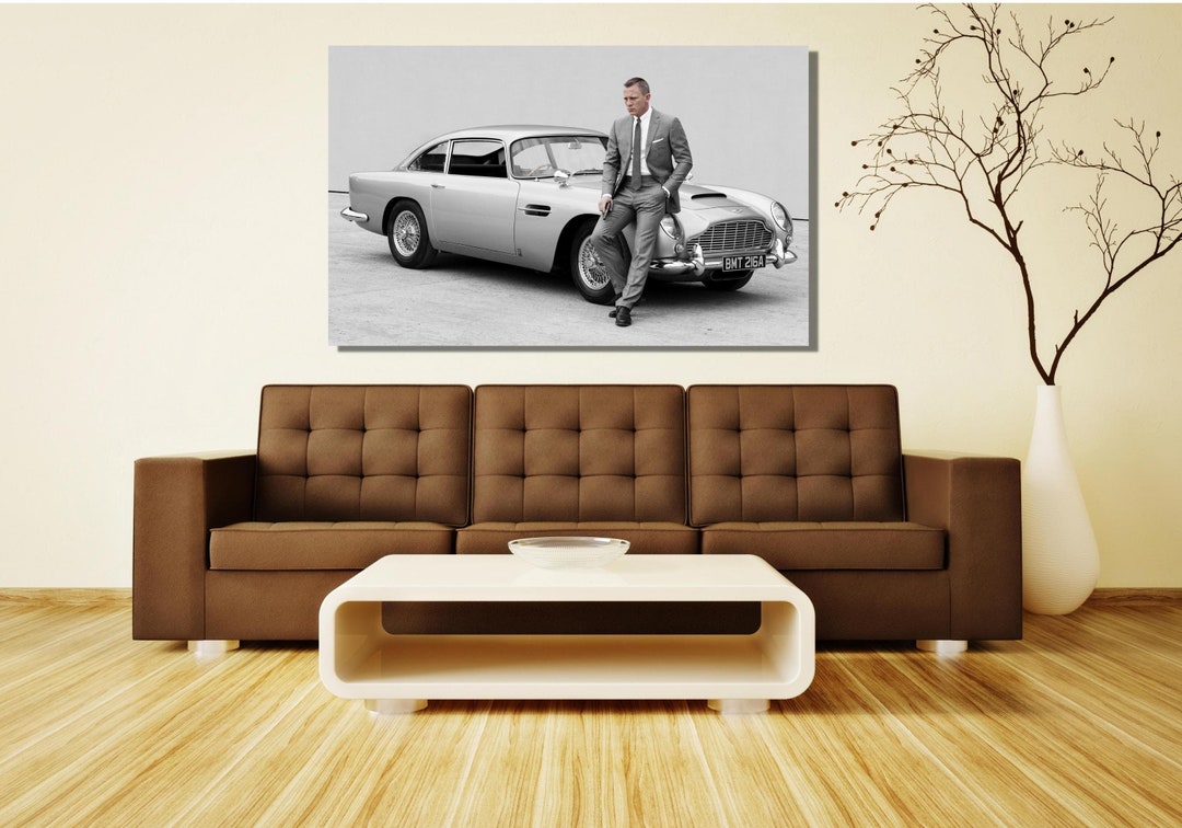 James Bond Daniel Craig Ready to Hang Canvas Wall Art/james Bond Poster ...