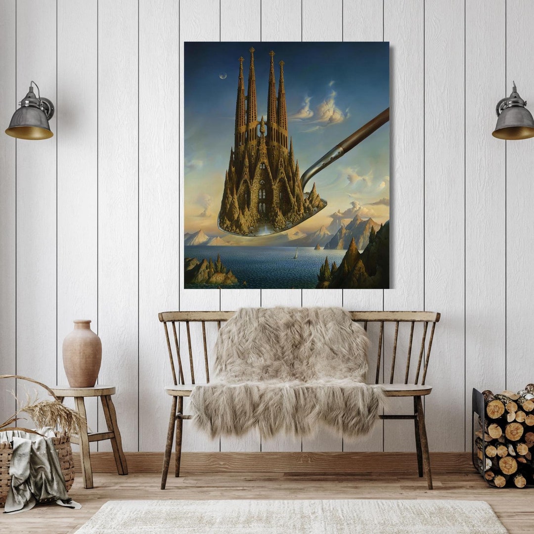 Vladimir Kush Floral Ship Canvas Poster,wall Art, Reproduction Canvas ...