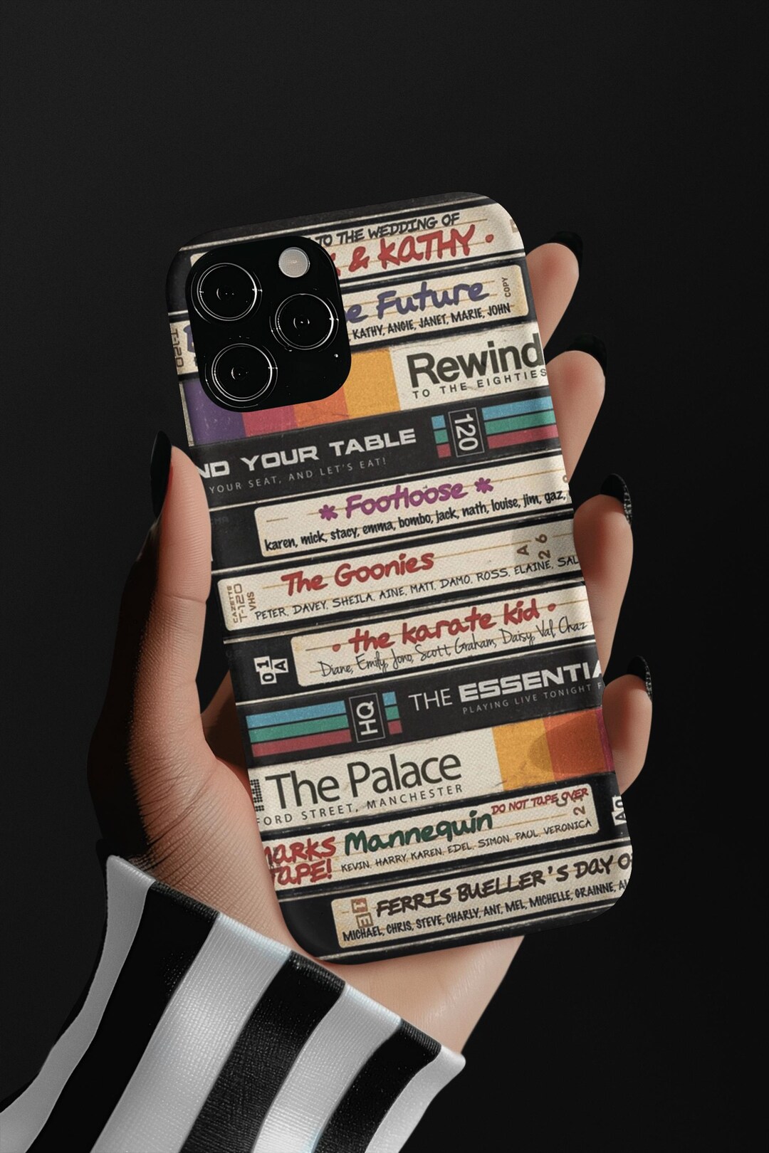 Retro 1980s VHS Tough Phone Case, 80s Movies Phone Case, Eighties ...