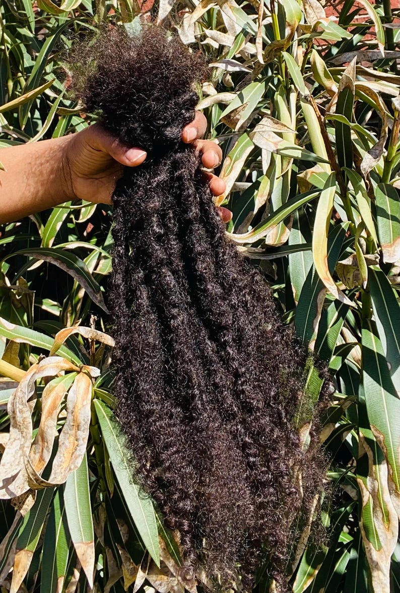 Loc Extensions Human Hair Handmade Loc 40 Locs Pre Bundles Extensions ...