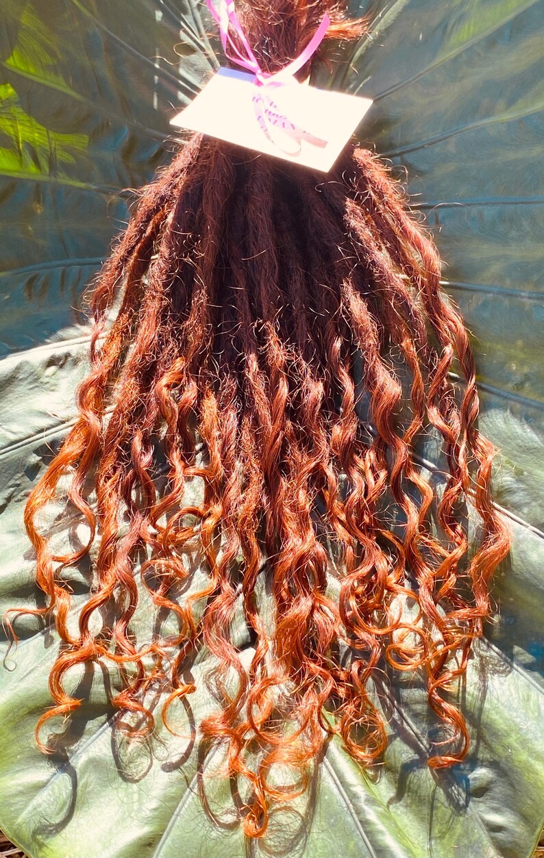 Loc Extensions Human Hair Handmade Loc 40 Locs Pre Bundles Extensions ...