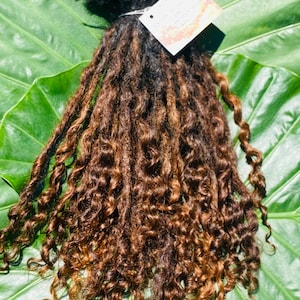 Loc Extensions Human Hair Handmade Loc 40 Locs Pre Bundles Extensions ...