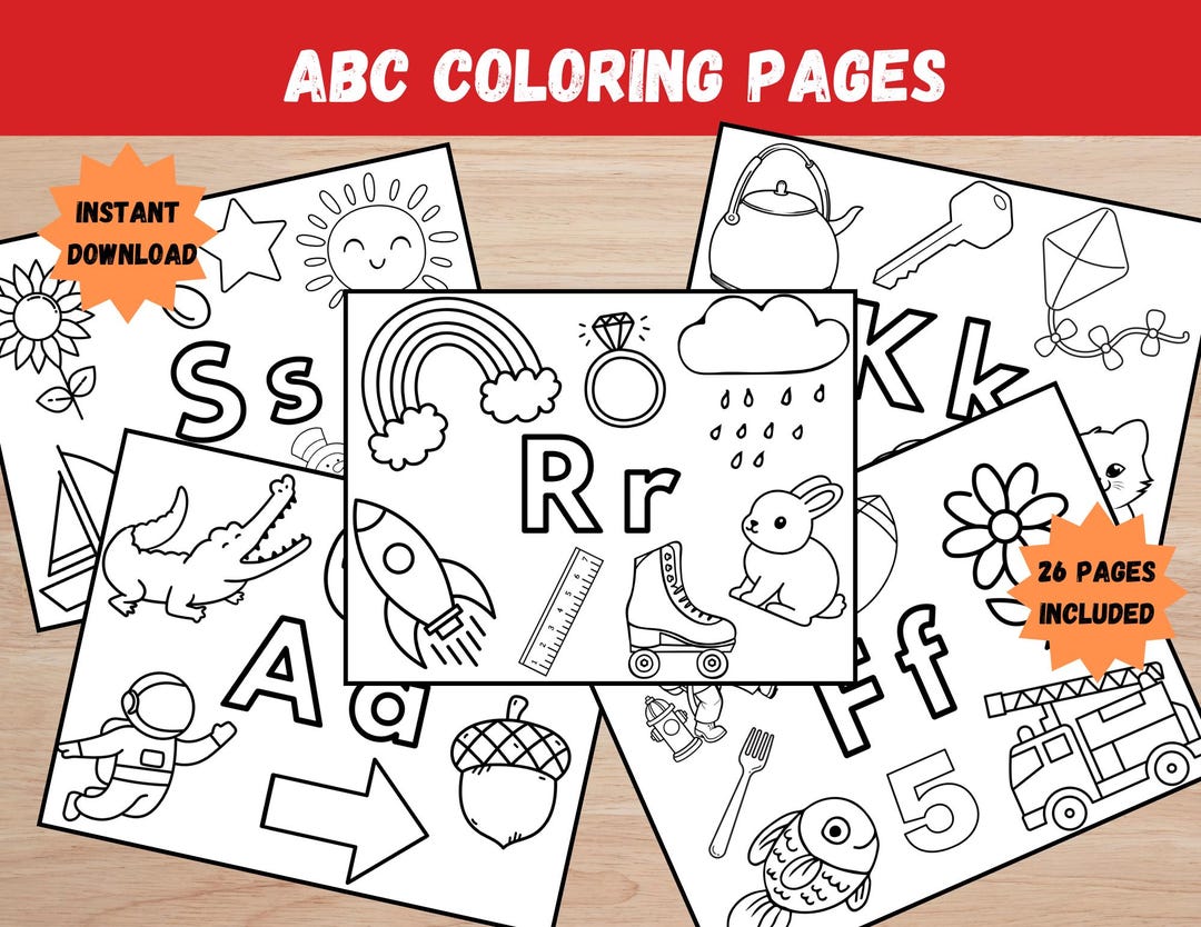 Alphabet Coloring Pages, Preschool Coloring Pages, Letters Worksheets ...