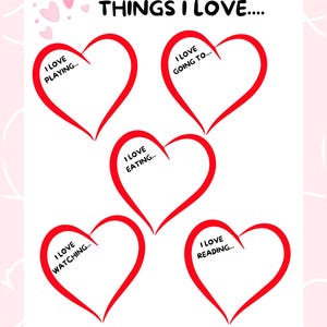 Printable Valentines Day Activity Pack, Kids Love Printable, DIY ...