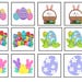 Fun Kids Matching Game Printable, Memory Match Activity for Easter ...