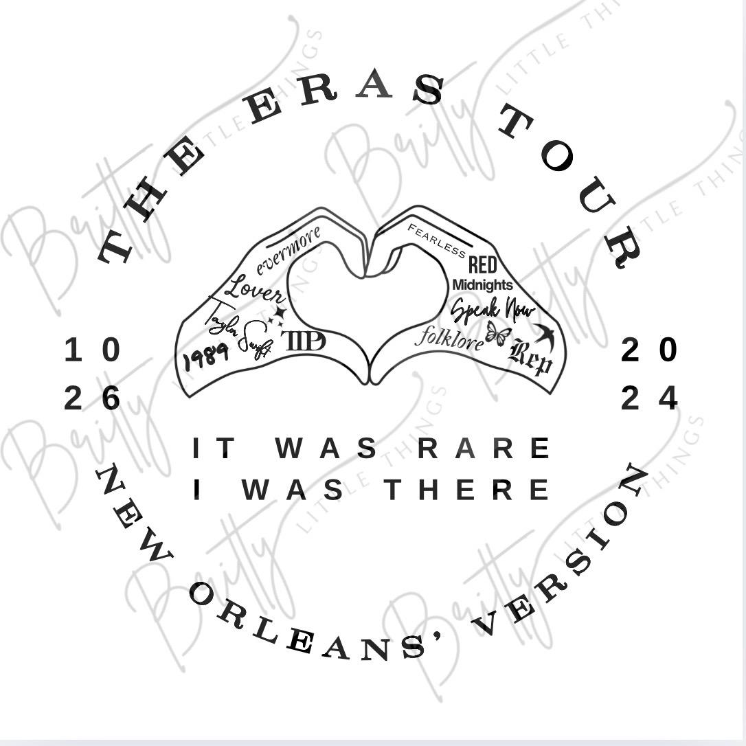 New Orleans Eras Tour II 10-26 SVG PNG - Etsy