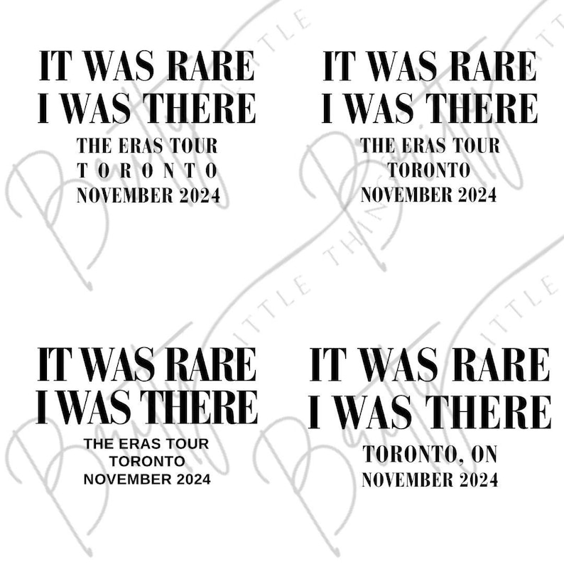 Toronto Eras Tour Pack SVG PNG - Etsy