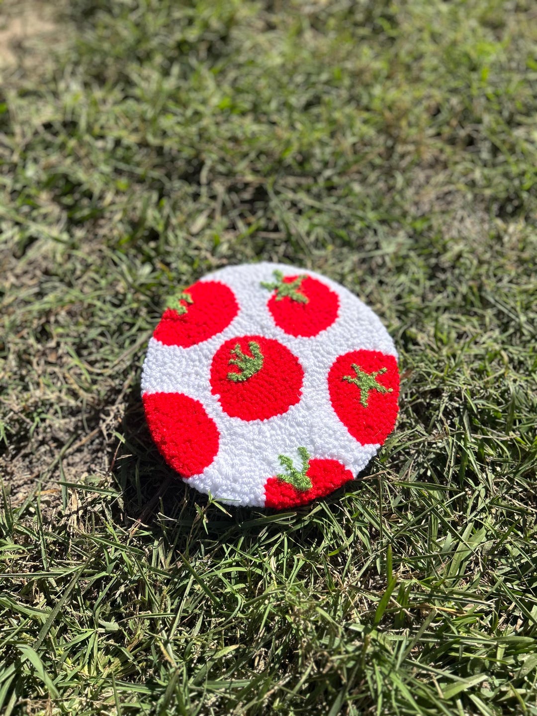 Mediterranean Tomato Punch Needle Wall Hanging - Etsy