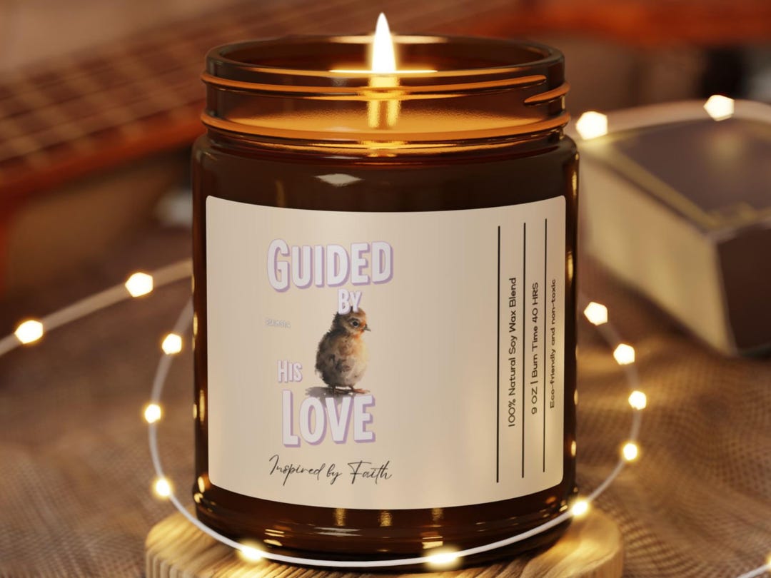 Bible Verse Scripture Jar, Psalm 91 Candle, Inspirational Candle ...