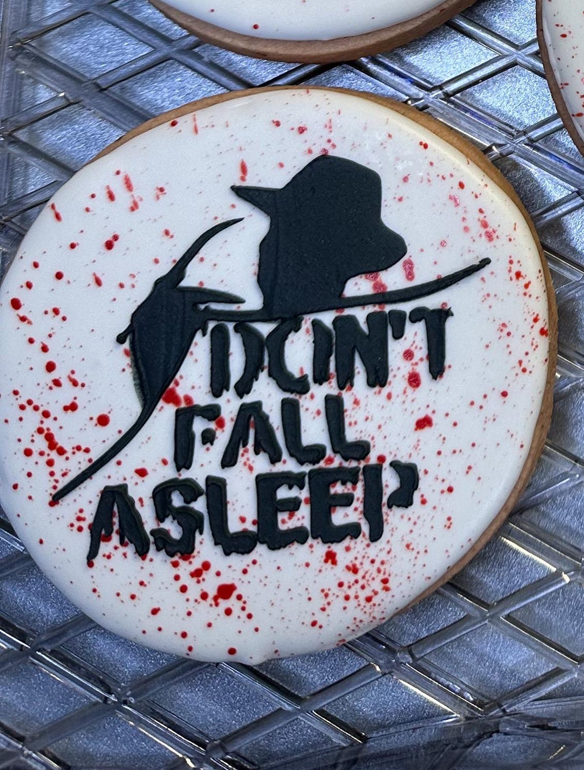 Set of 7 ‘KILLER BIRTHDAY’ Themed Cookies. Horror Movie Inspired. Baked ...