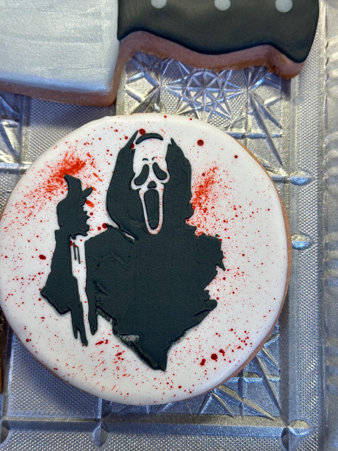 Set of 7 ‘KILLER BIRTHDAY’ Themed Cookies. Horror Movie Inspired. Baked ...